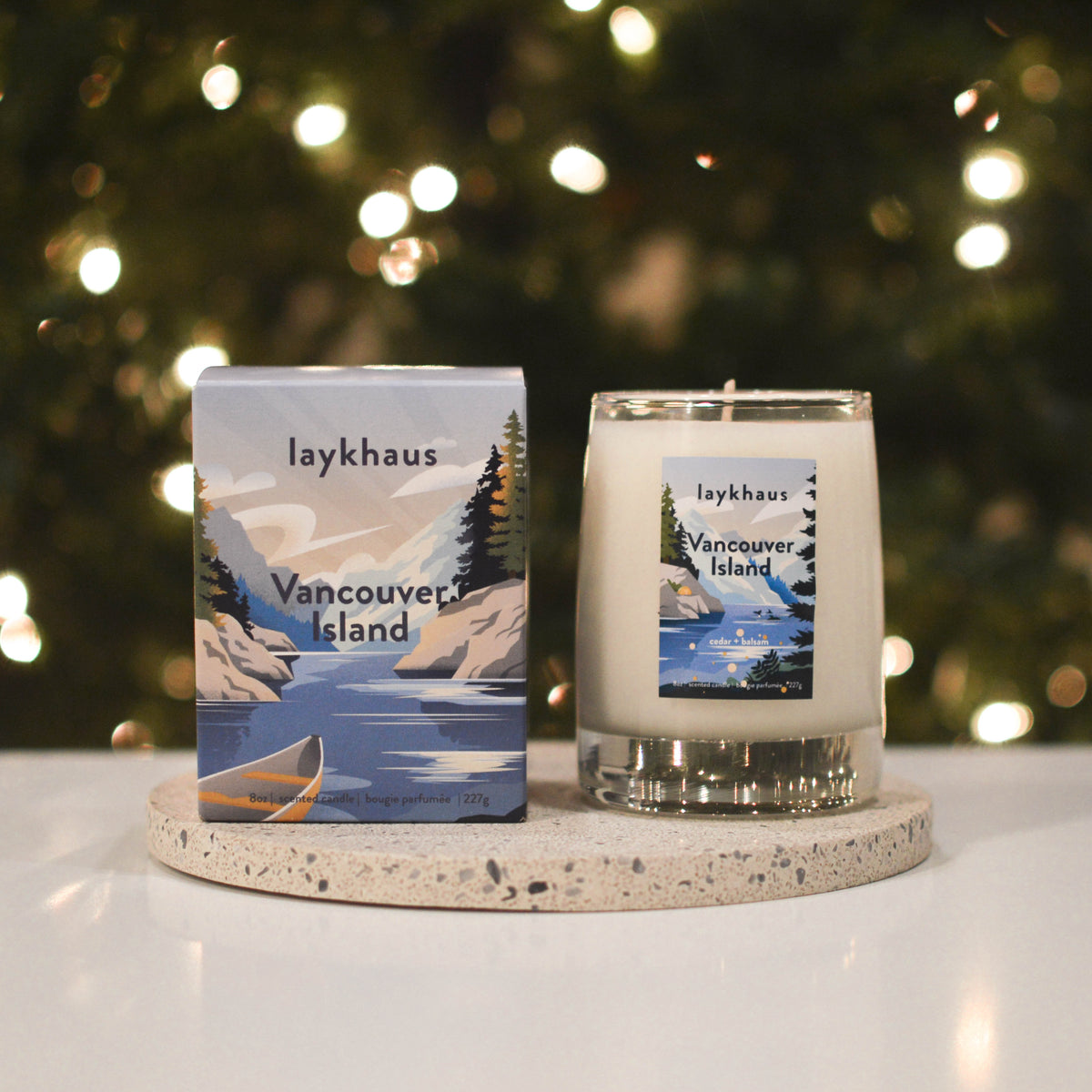 Vancouver Island Candle | Cedar + Balsam | Laykhaus - Eco-Friendly ...